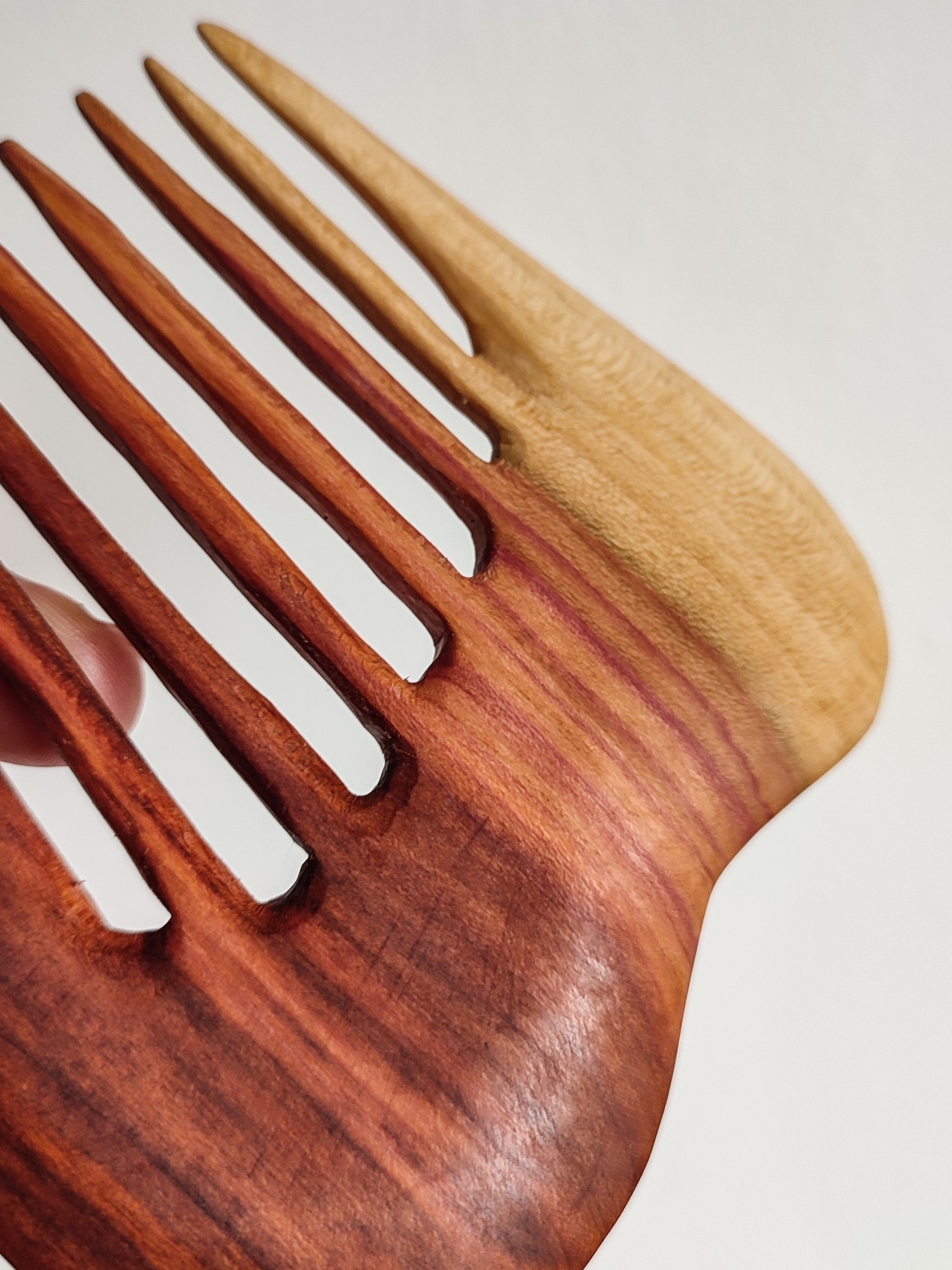 Hand Carved Elegant Wooden Hair Comb for Thick Hair / Elegant - Etsy