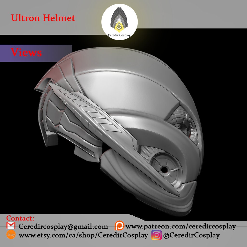 Avengers 2 Ultron Helmet