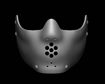 Hannibal Lecter Mask - Etsy