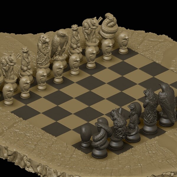 Lord of the Ring Chess Set - Etsy