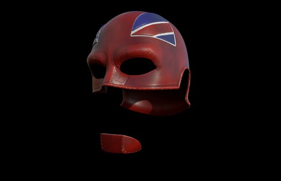 Captain Britain Helmet 3d Digital Download - Etsy