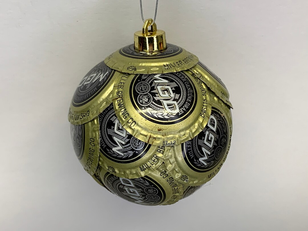 Miller MGD Vintage Beer Bottle Cap Ornament - Etsy