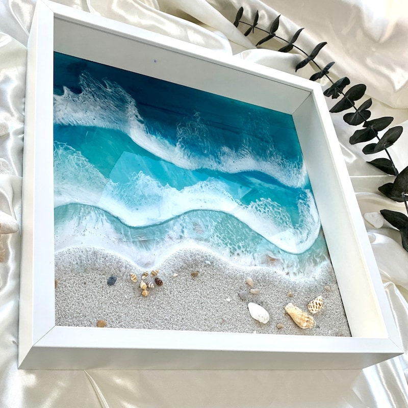 Resin Beach Art - Etsy