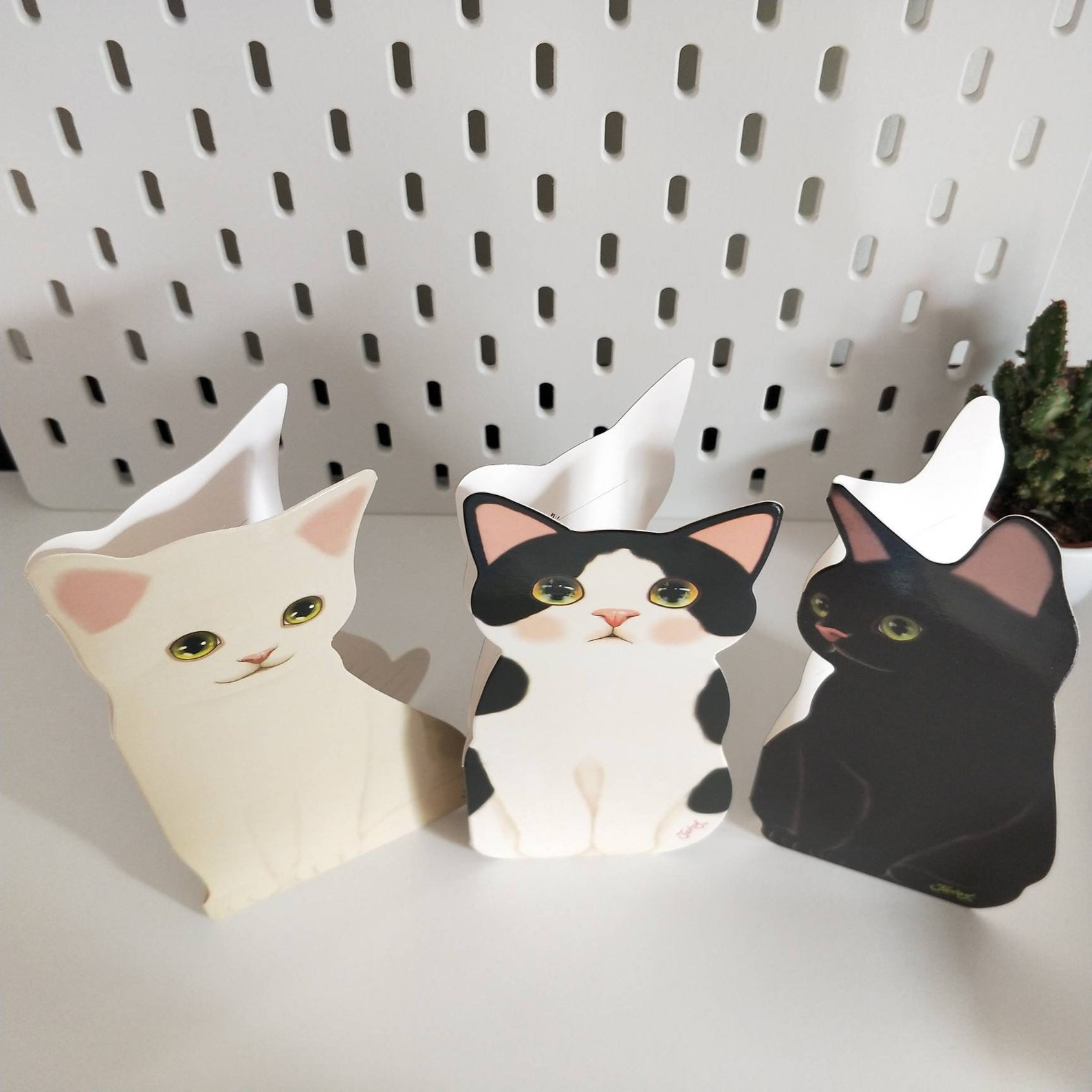 Cat Pop up 3D Card Greeting Card Birthday Card Cute Standing - Etsy