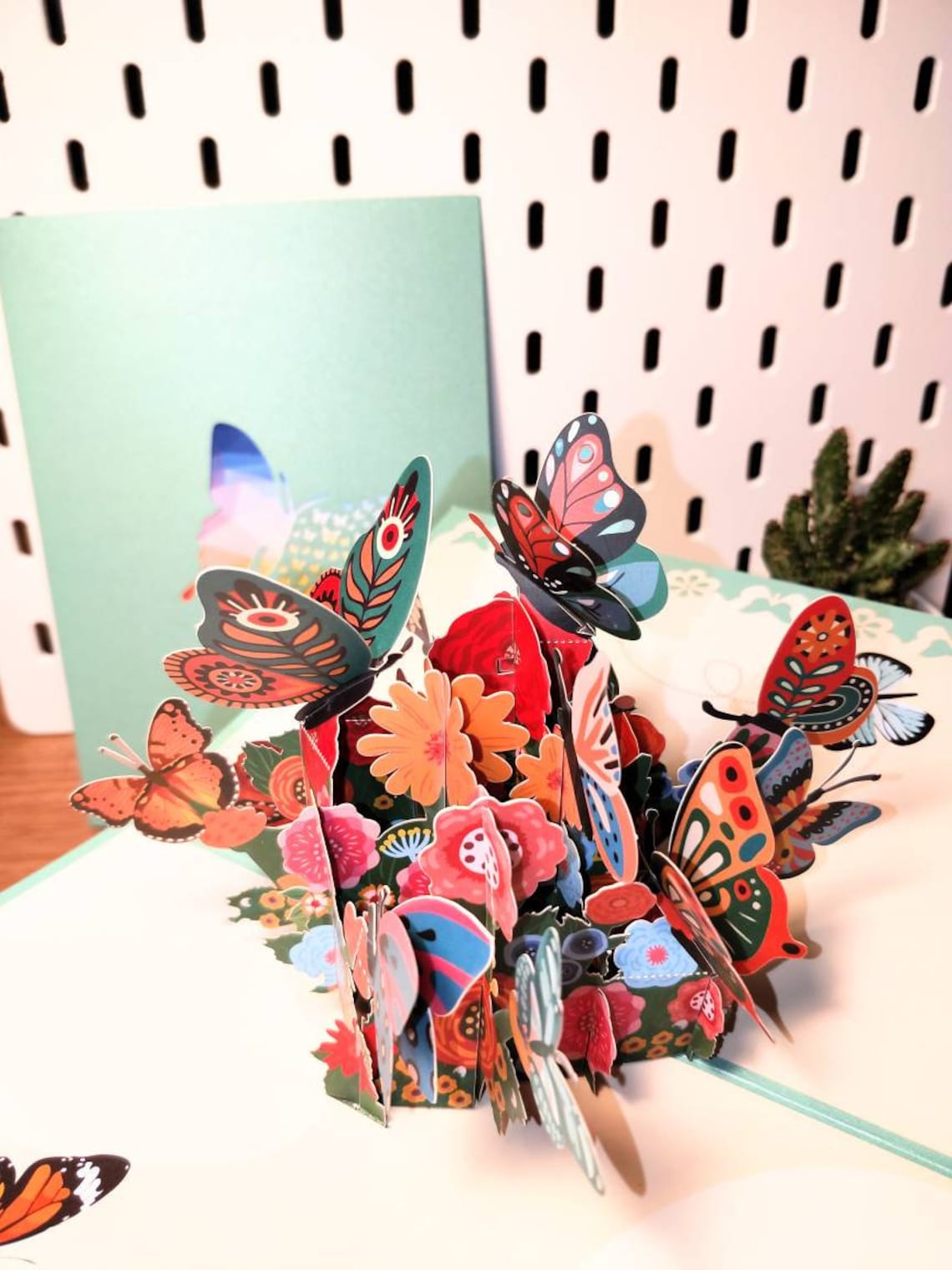 Butterfly and Flower - Pop up 3D Card for Mother’s Day Birthday ...