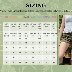 Olive Bloomer Shorts Digital Pdf Sewing Pattern // UK Size 6-20 // XS ...