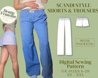 Panelled Parachute Skirt Digital Pdf Sewing Pattern // UK Size 6-20 ...