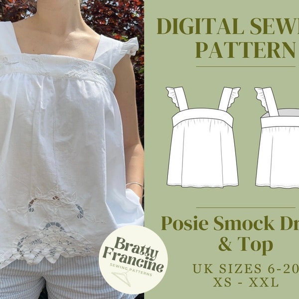 Smock Top Pattern - Etsy