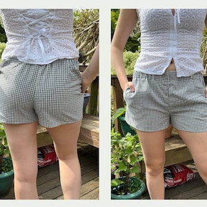 Scandi Style Shorts & Trousers Digital Pdf Sewing Pattern // UK Size 6 ...