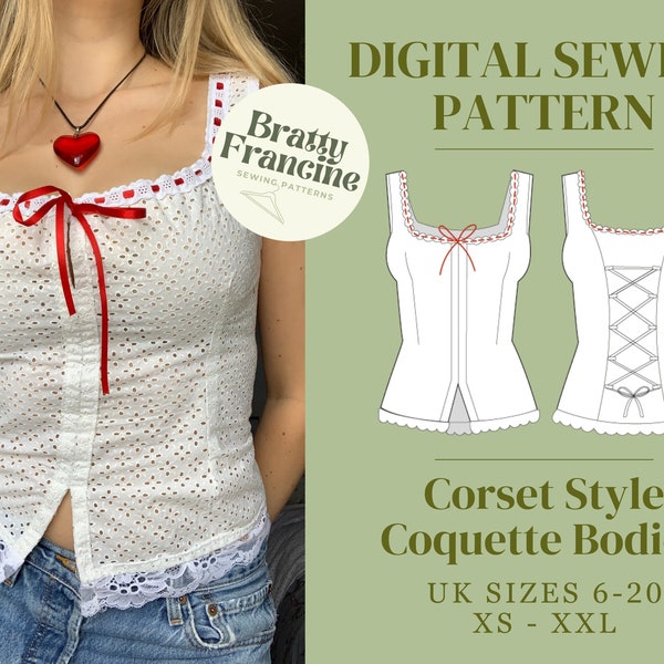 Coquette Sewing Pattern - Etsy