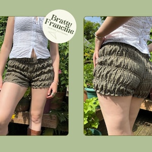 Olive Bloomer Shorts Digital Pdf Sewing Pattern // UK Size 6-20 // XS ...