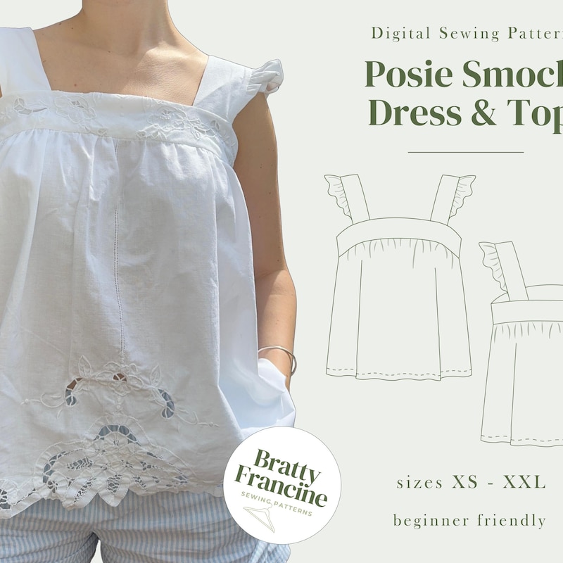 Smock Top Pattern - Etsy