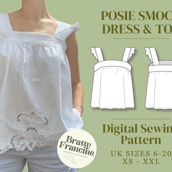 Smock Top Pattern - Etsy