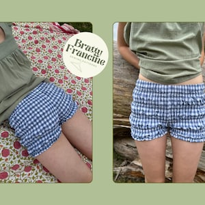 Olive Bloomer Shorts Digital Pdf Sewing Pattern // UK Size 6-20 // XS ...