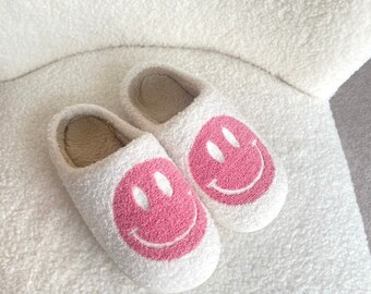 Smiley Face Slippers | Etsy