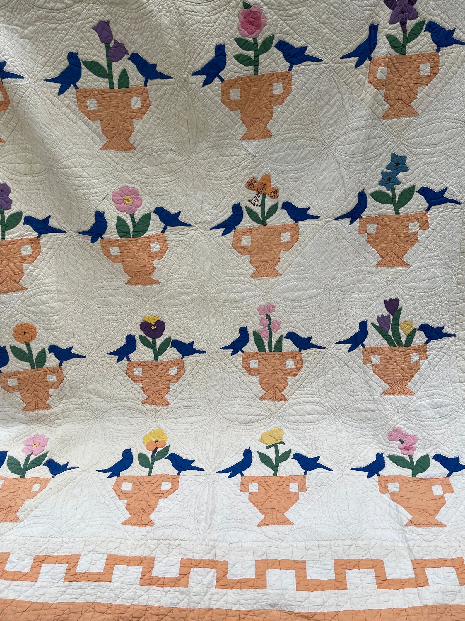 Nancy Page Garden Bouquet Quilt-signed 1932 - Etsy