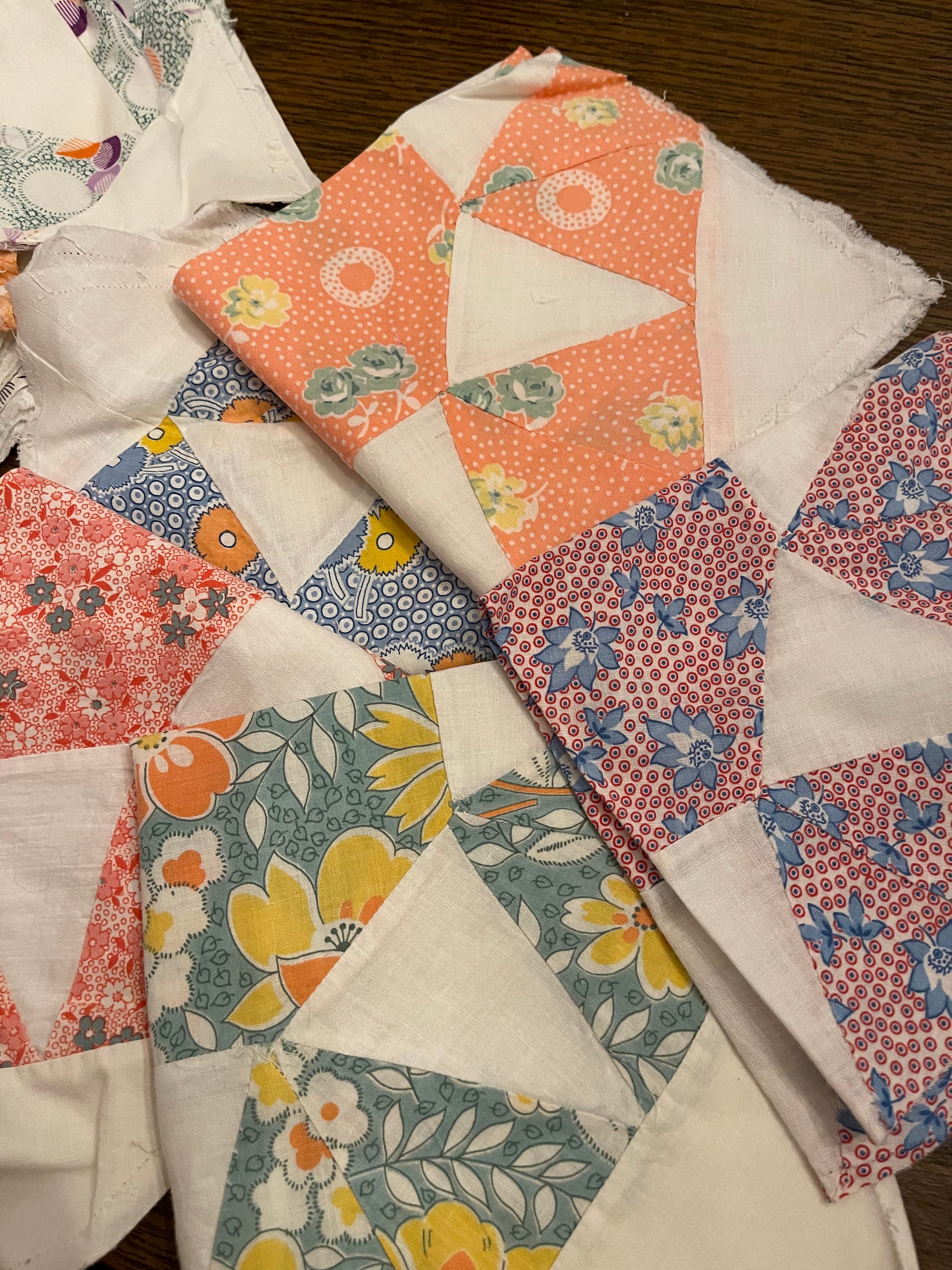 Evening Star Quilt Blocks-1930s - Etsy