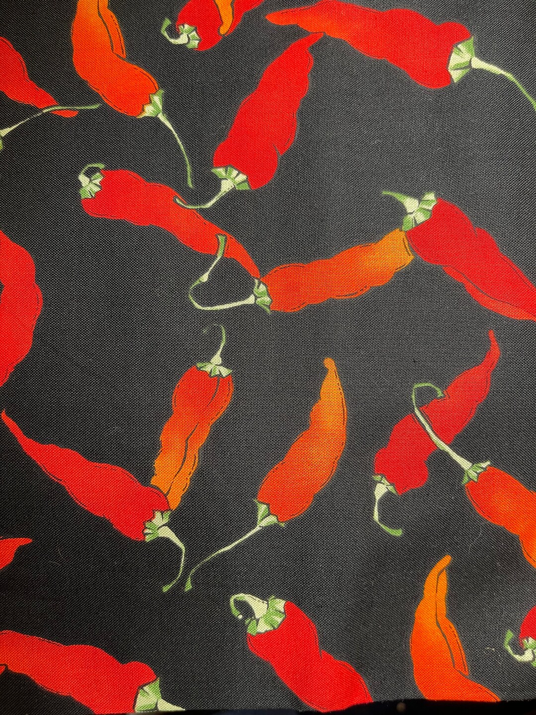 Vintage Alexander Henry Fabric-chilis! - Etsy