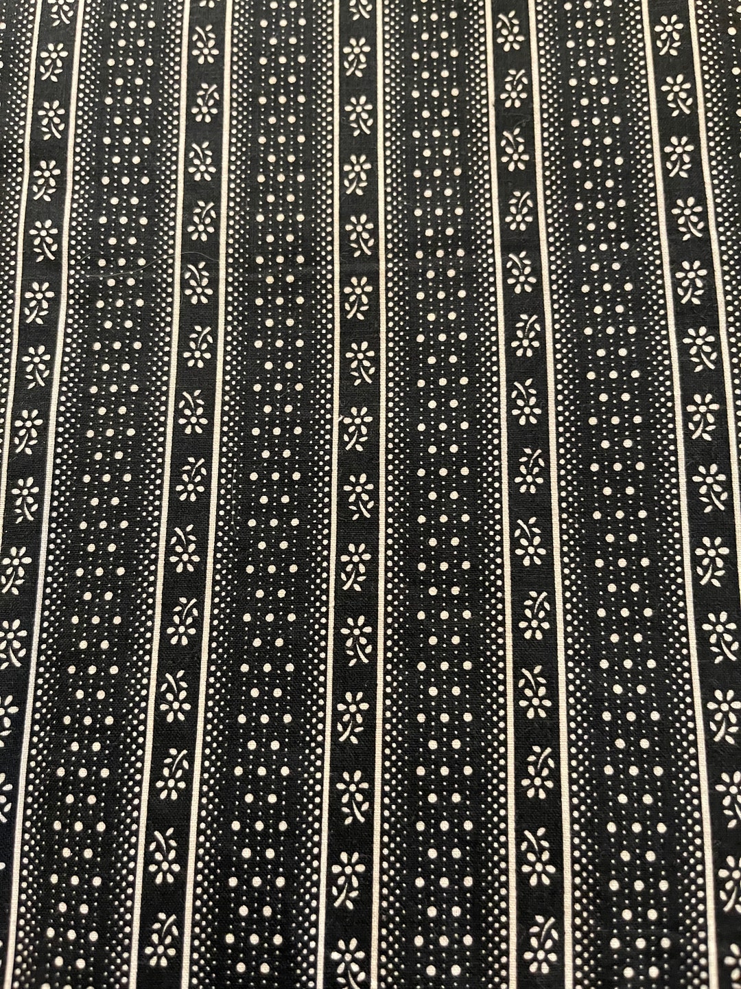 Vintage Calico Fabric-1800s - Etsy