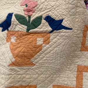 Nancy Page Garden Bouquet Quilt-signed 1932 - Etsy