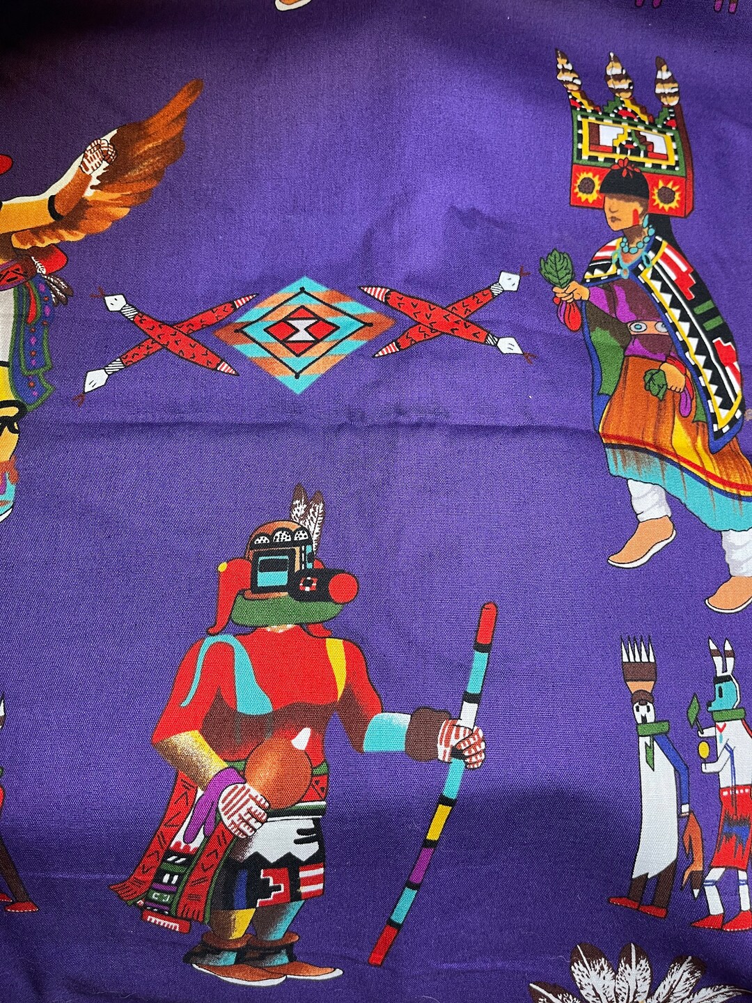 Vintage Alexander Henry Fabric-hopi Indians - Etsy