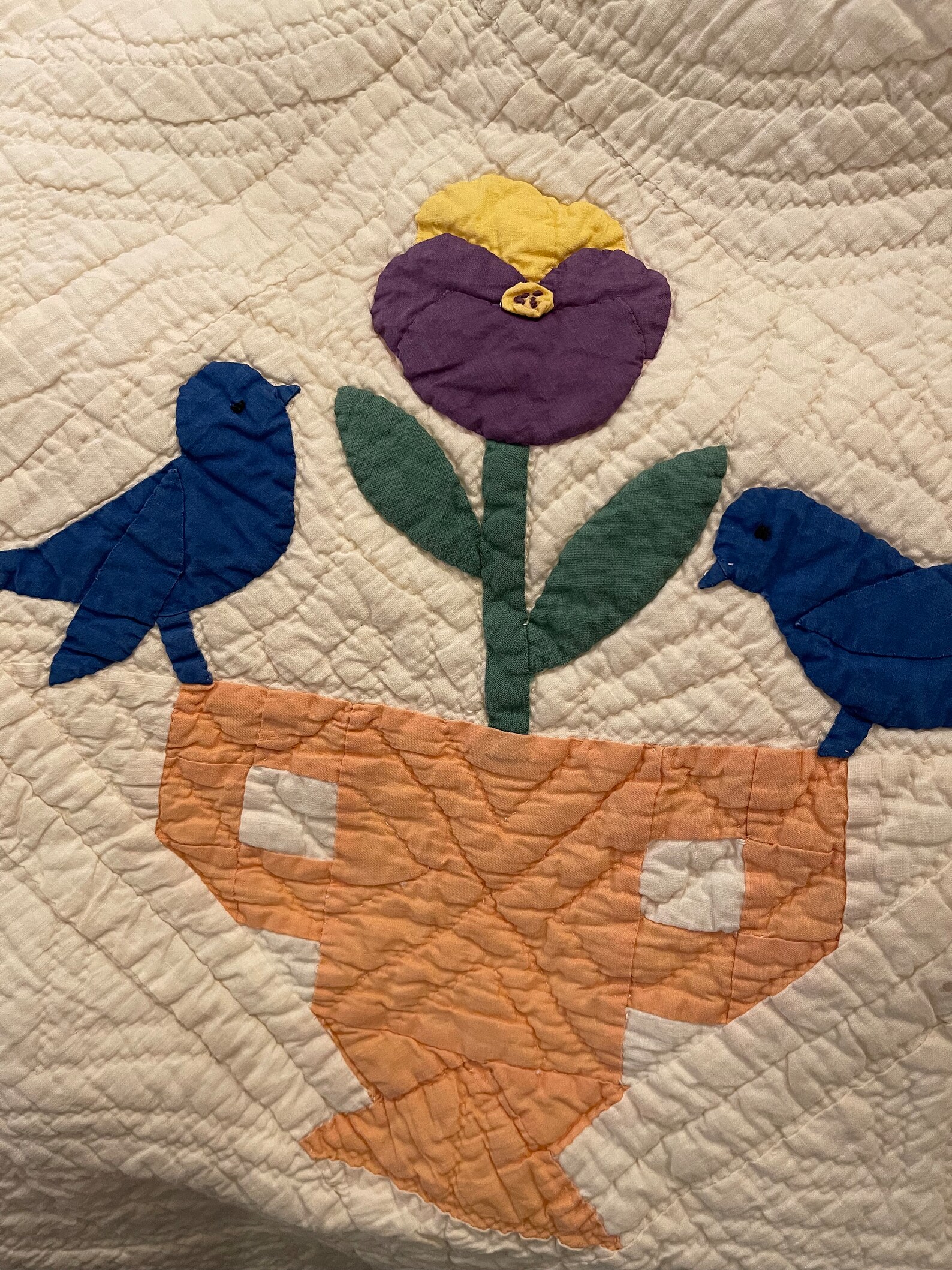 Nancy Page Garden Bouquet Quilt-signed 1932 - Etsy