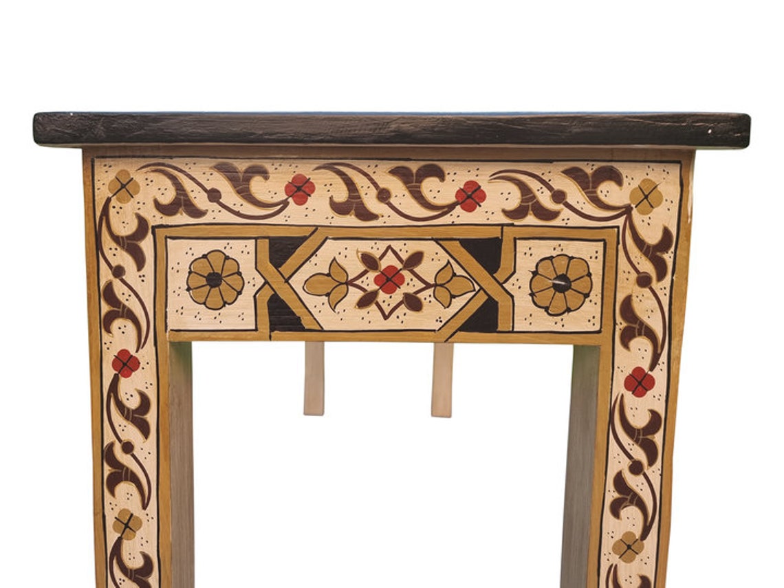 Moroccan Handmade Wood Table Berber Design Table Custom - Etsy