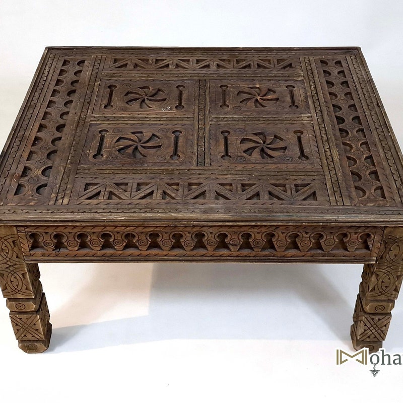 Moroccan Style Wood Sofa - Etsy