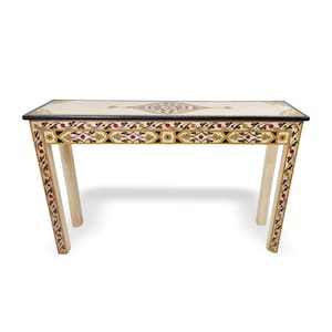 Moroccan Handmade Wood Table, Moro Design Table, Console Custom Table ...