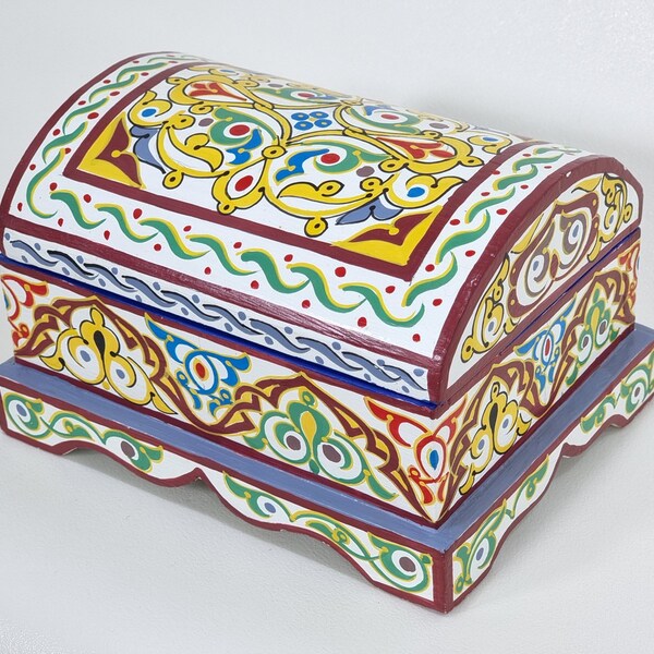 Hand Painted Box - Etsy