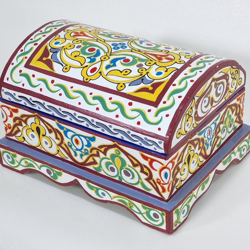 Hand Painted Box - Etsy