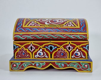 Hand Painted Wood Box - Etsy