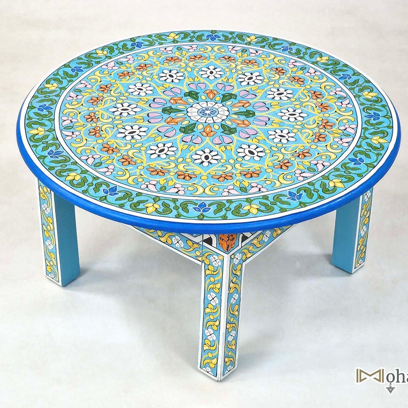 Custom Painted Table - Etsy