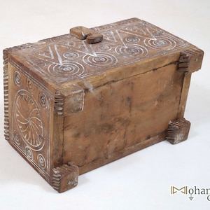 CLASSIC Interior Design WOOD CHEST, Unique Moroccan Furniture Box ...