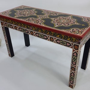 Moroccan Handmade Wood Table, Berber Design Table, Custom Dining Table ...