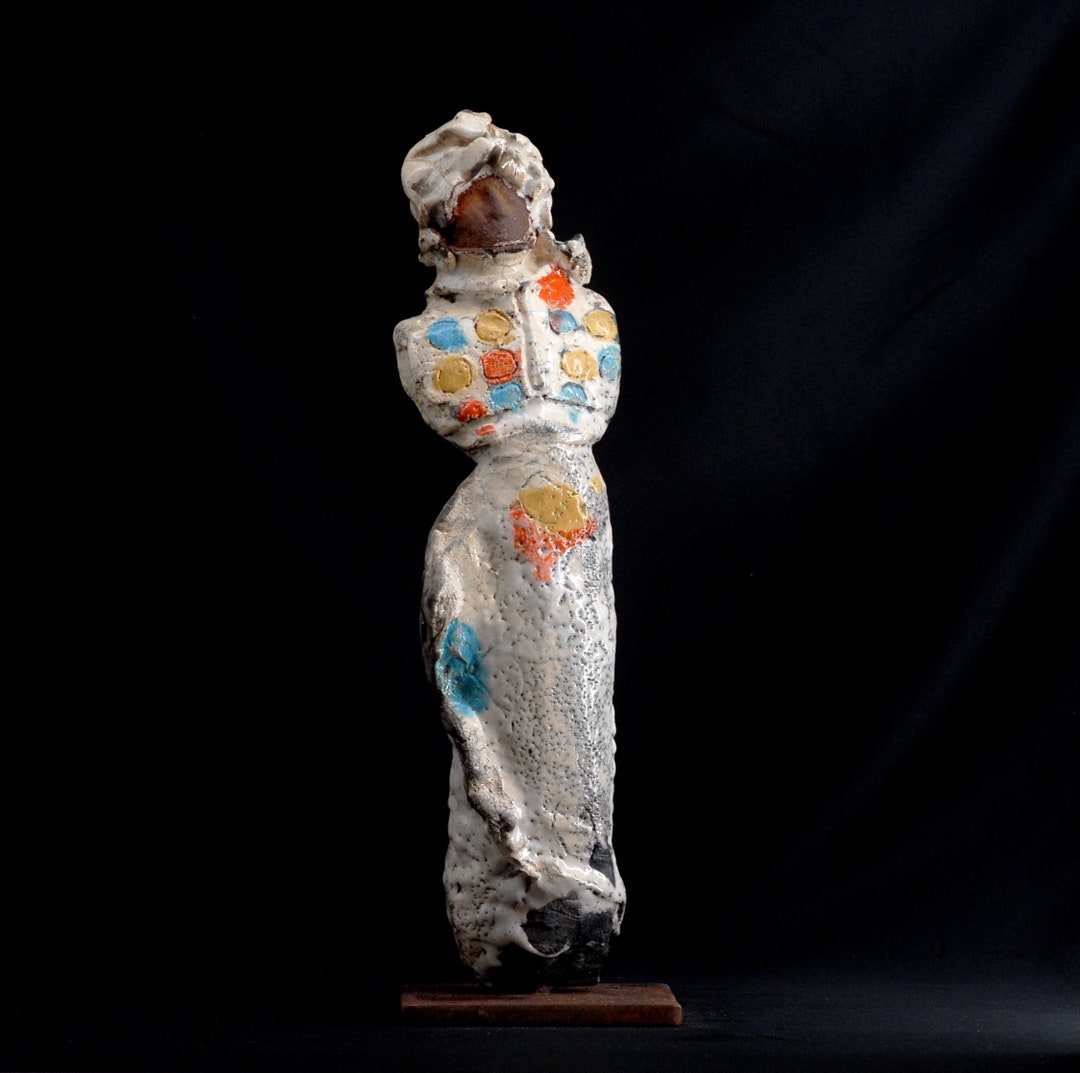 Passerby 1 Hand-carved Raku Character. - Etsy