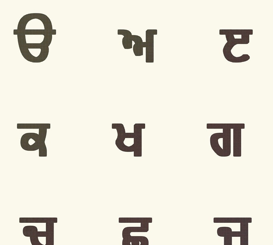 Painti Akhri Gurmukhi Alphabet Chart Punjabi Alphabets - Etsy Australia