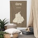 Map of Modern Punjab Flag | New Punjab Map - Etsy Canada