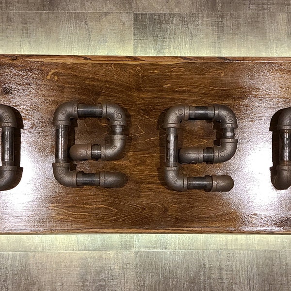 Black Pipe Decor - Etsy