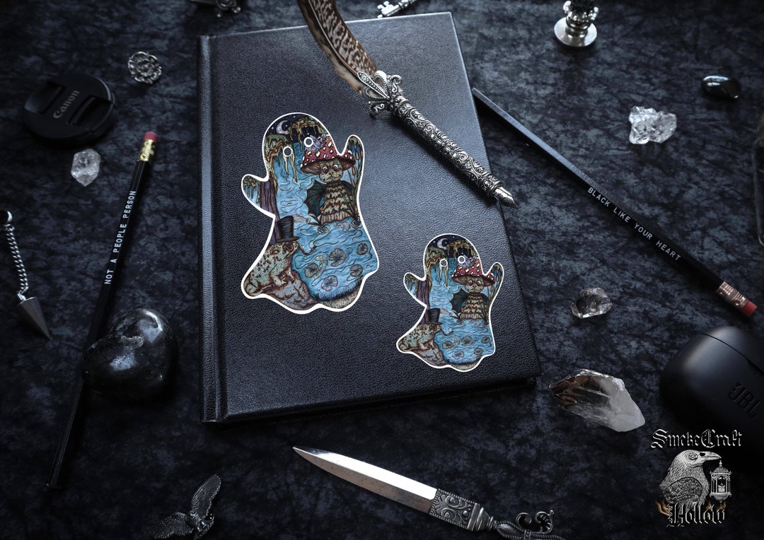 Spooky Swamp Toad Mushroom Cryptid Creature Stickers - Etsy
