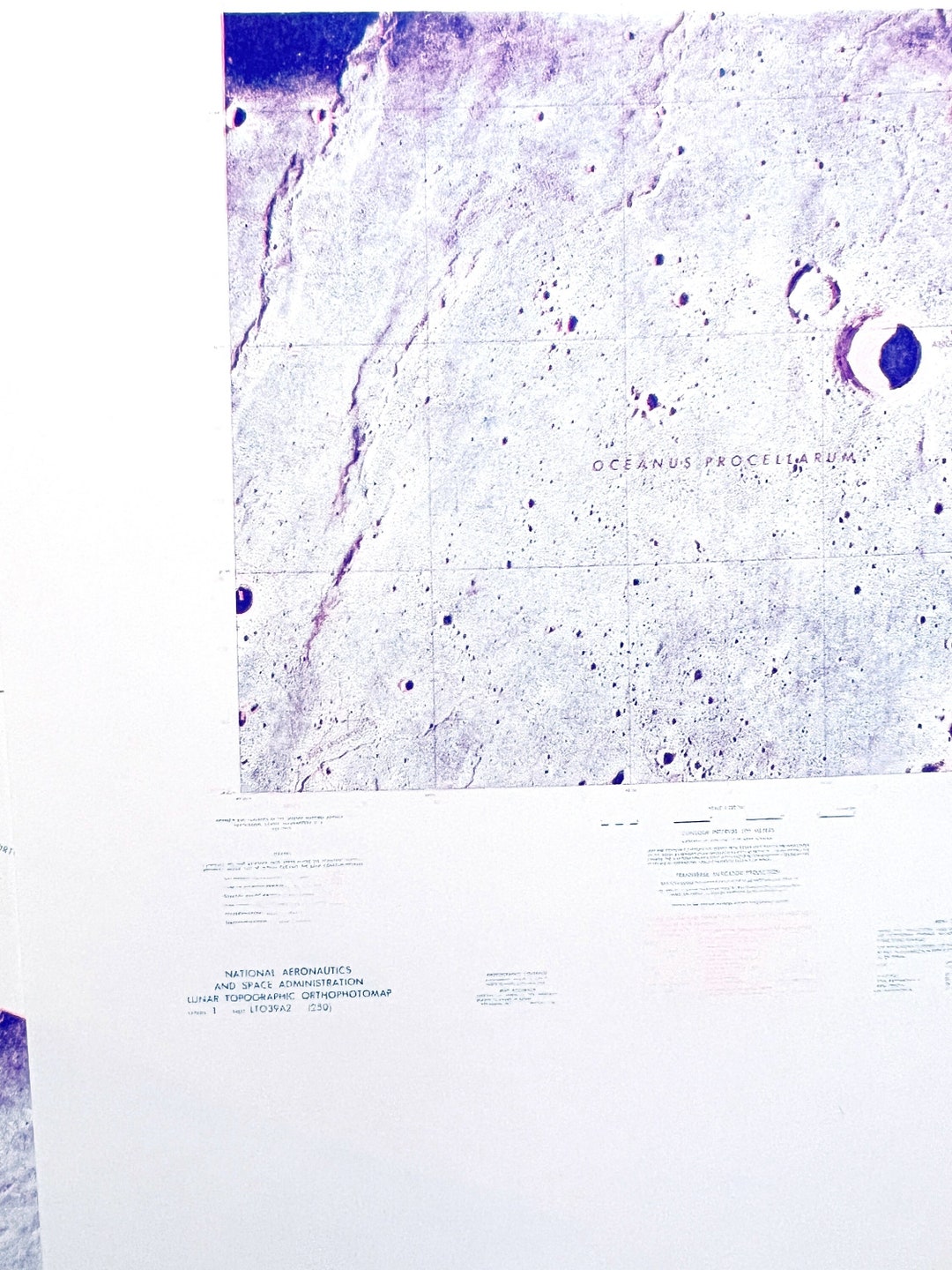 Topographic Map of the Moon 02 - Etsy