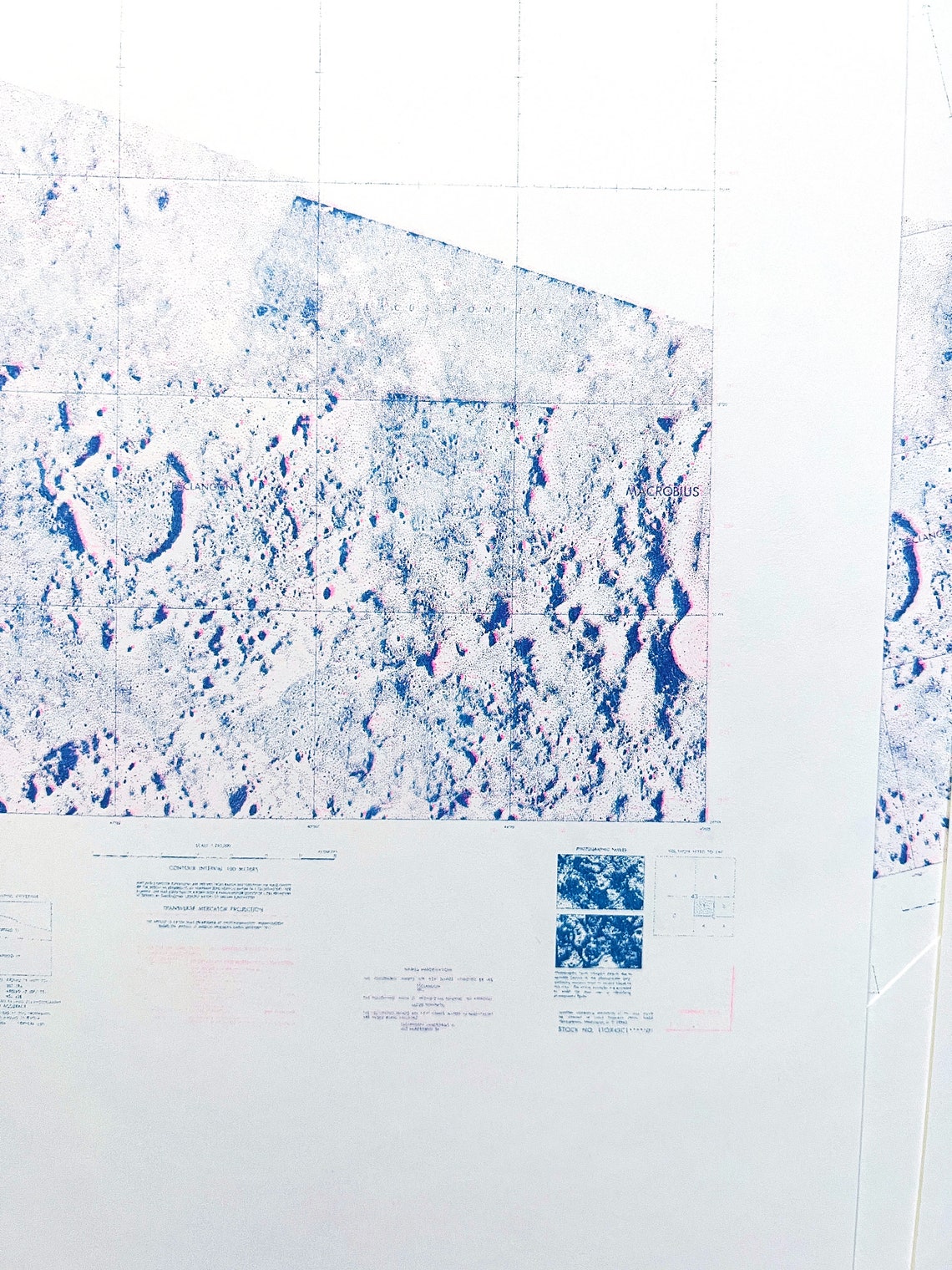 Topographic Map of the Moon 01 - Etsy