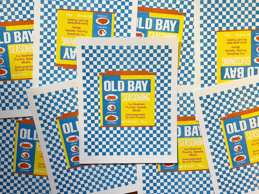 Risograph Print: Old Bay - Etsy