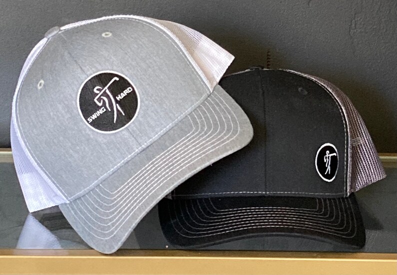 SWING HARD Golf Hat - Etsy
