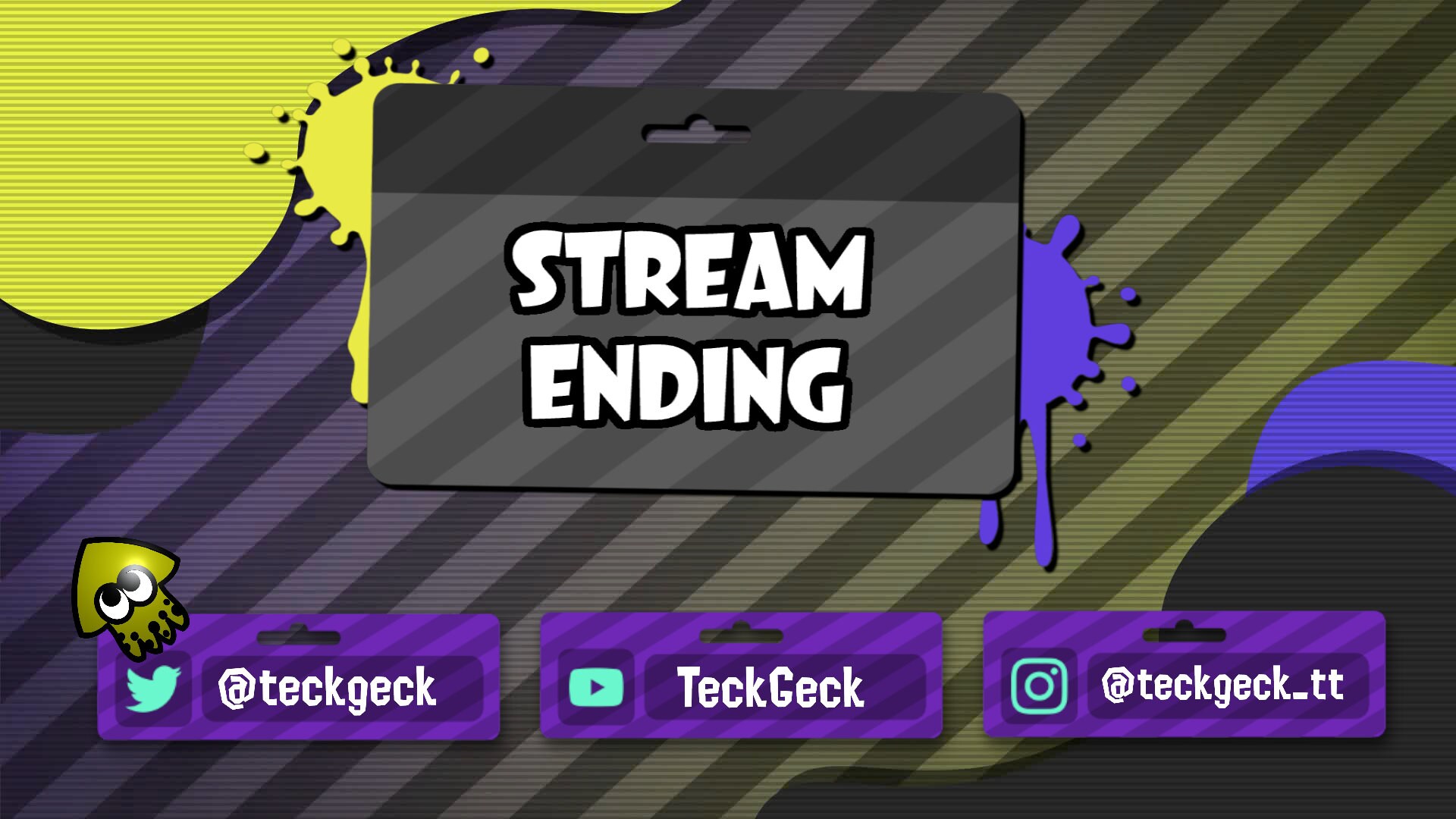 Splatoon 3 Themed Twitch Komplettes Animiertes Overlay Stream - Etsy.de