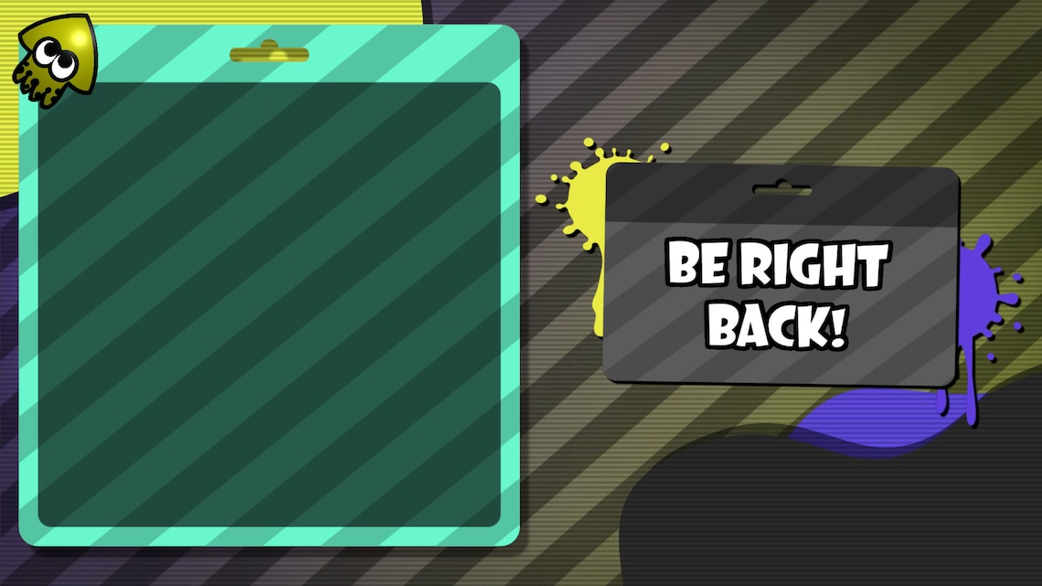 Splatoon 3 Themed Twitch Complete Animated Overlay Stream Package - Ink ...