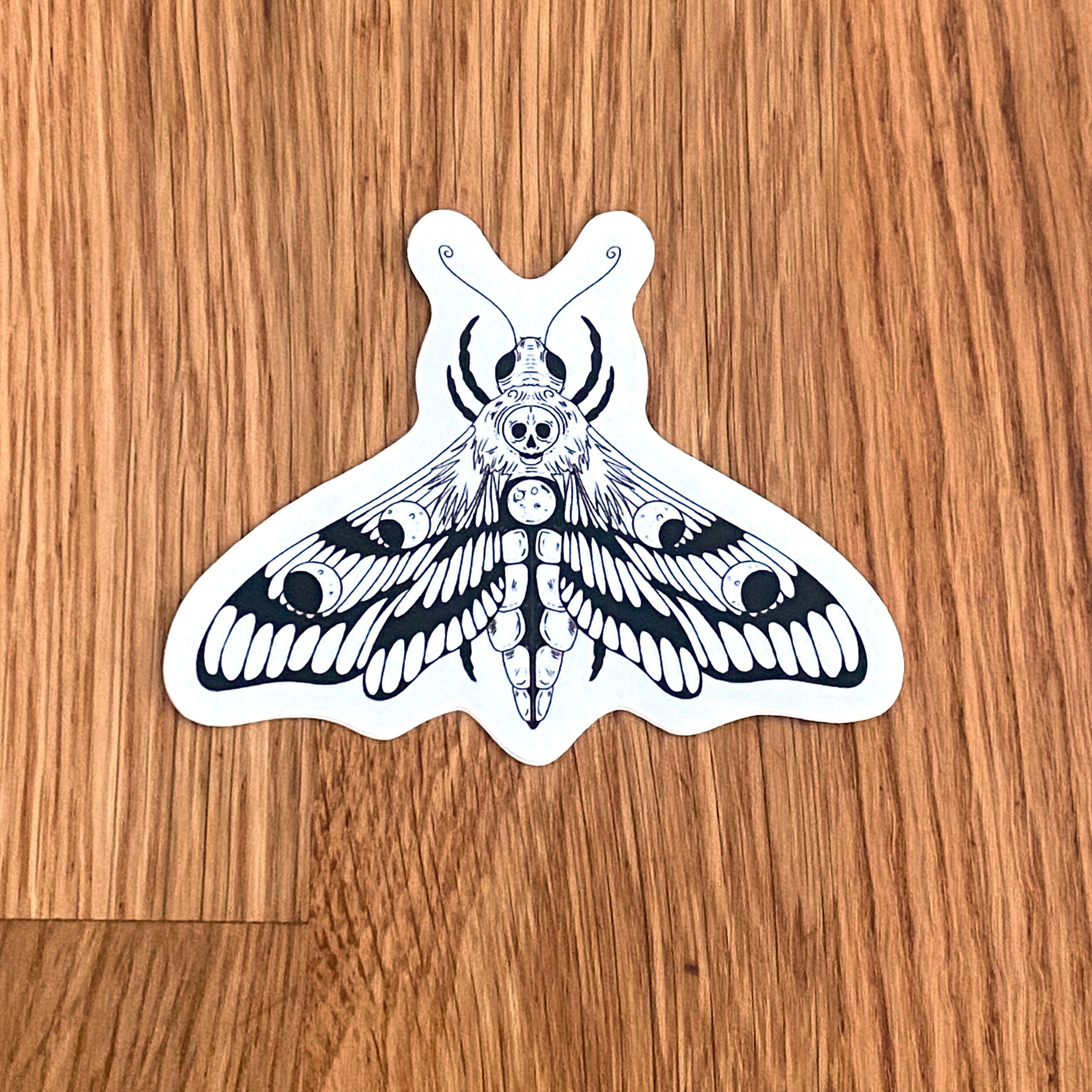 Sphinx Skull Sticker Gothic Aesthetic With Esoteric Symbols Unique ...