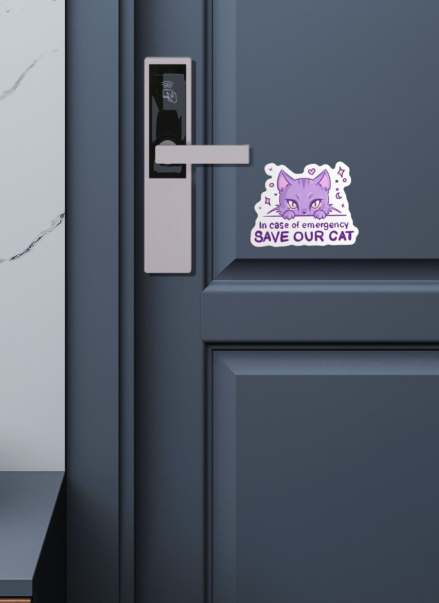 Emergency Cat Rescue Sticker - Sticker for Pets - Etsy