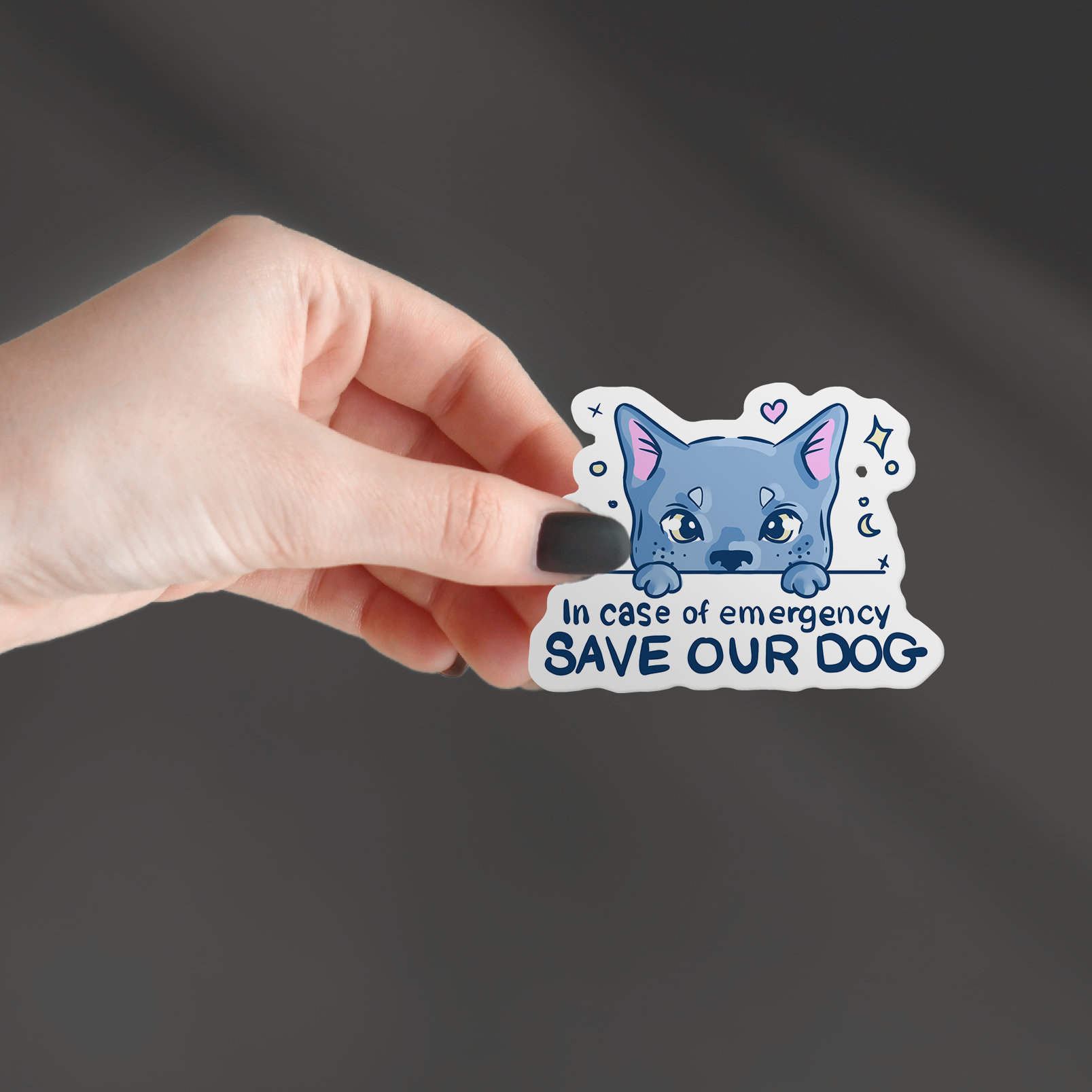 Dog Rescue Sticker - Emergency Alert - Durable Vinyl - Etsy