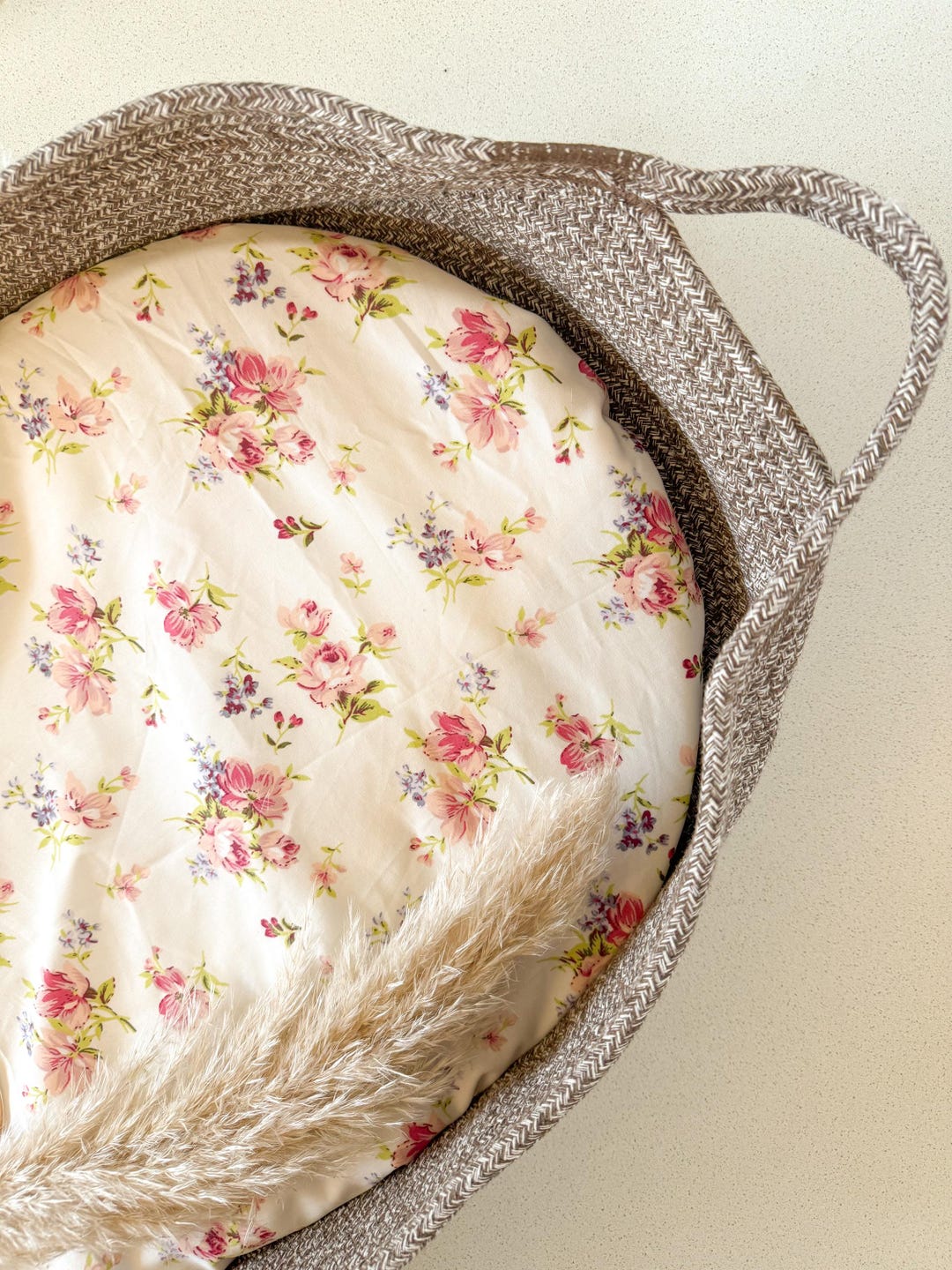 Handmade Cot Sheets / Custom Sized Cot Sheets/ Floral Cot Bed Sheet ...